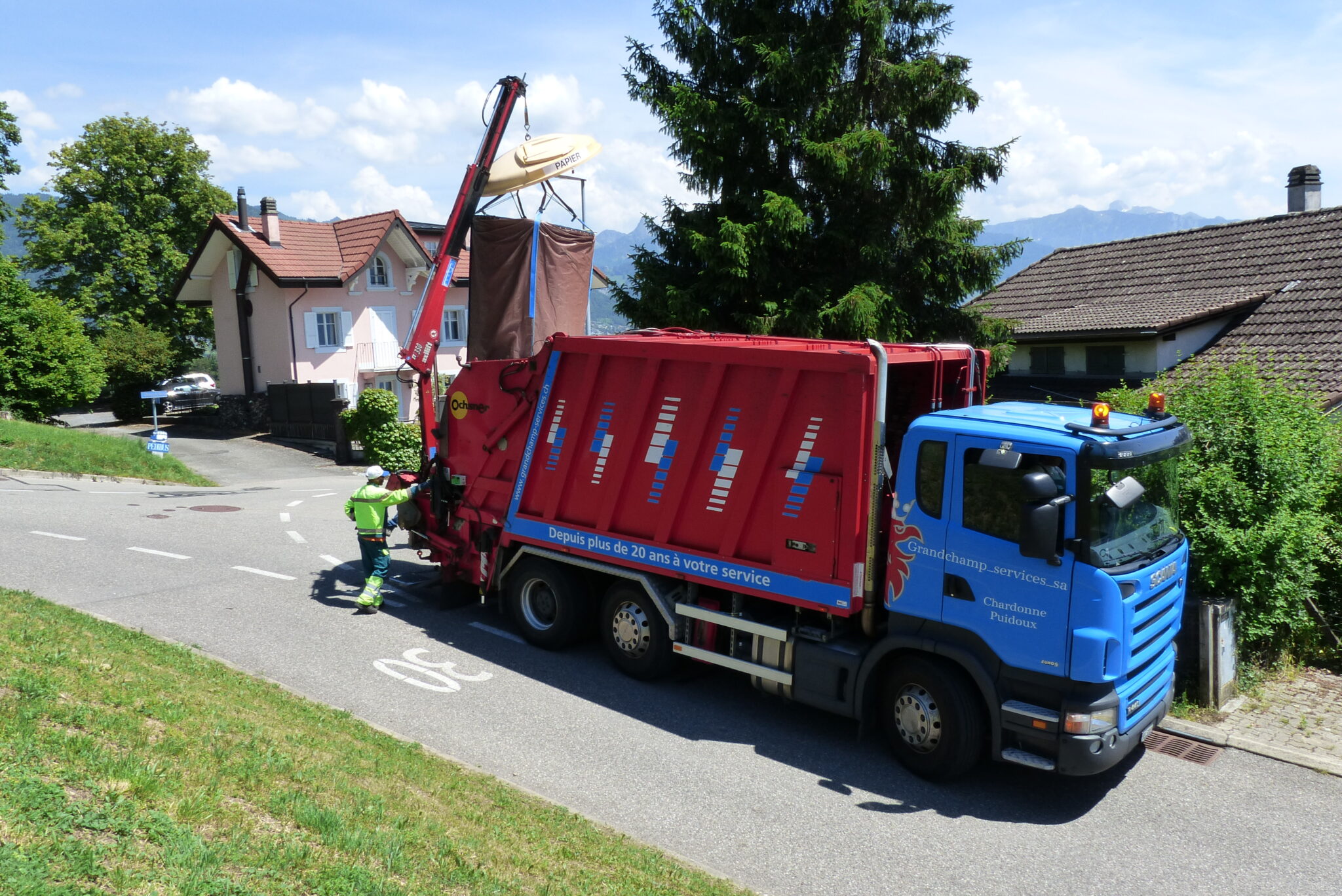 Gestion des déchets – Commune de Jongny